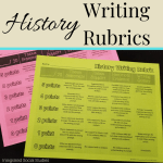 History Writing Rubrics – Integrated Social Studies