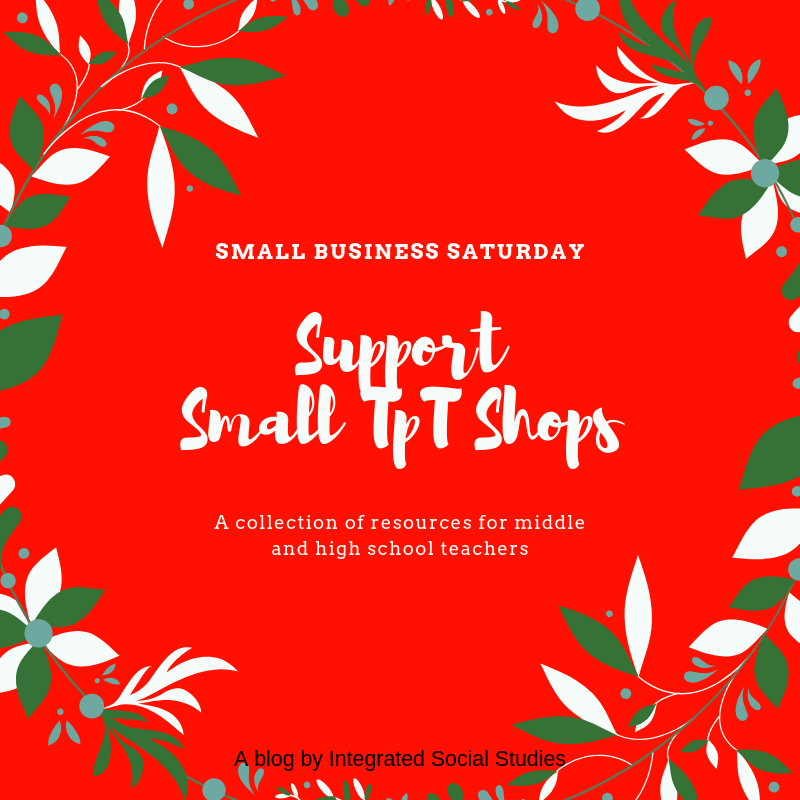 Shop Small TpT Stores – Integrated Social Studies