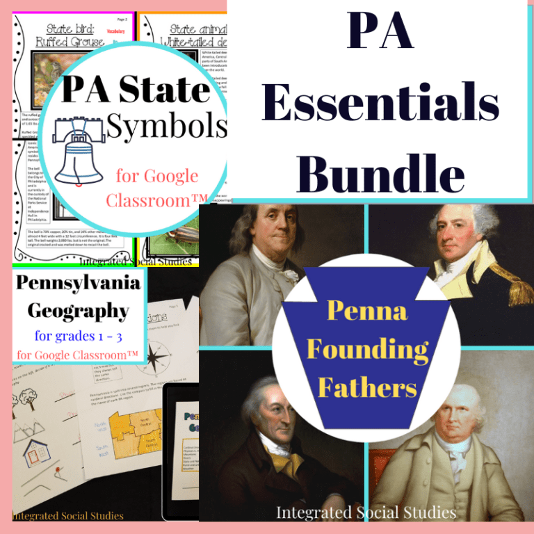 PA Symbols for Google Classroom™ – Integrated Social Studies