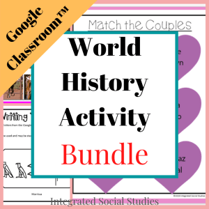 World History Activities: A TpT Bundle – Integrated Social Studies