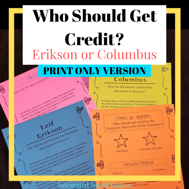 Five History Skills in Four TpT Resources – Integrated Social Studies