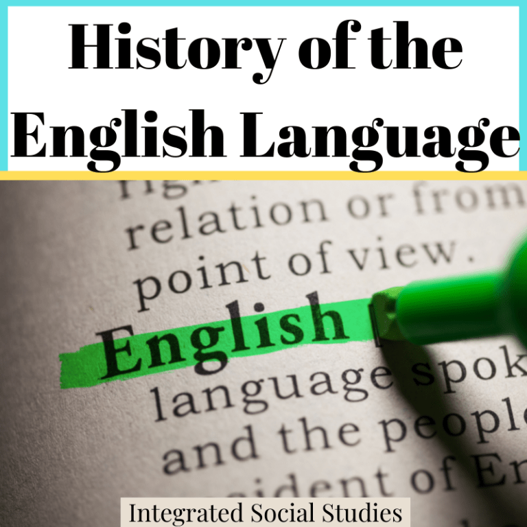History of the English Language – Integrated Social Studies