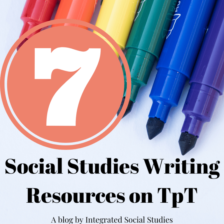 7 Social Studies Writing Resources on TpT – Integrated Social Studies